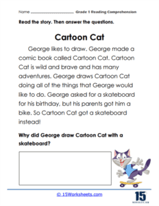 Grade 1 Reading Comprehension Worksheets - 15 Worksheets.com