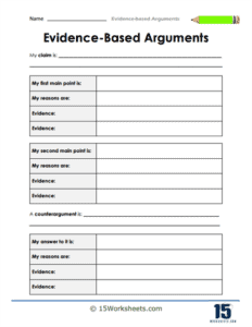 Evidence Based Writing Worksheets | Source Credibility - 15 Worksheets.com