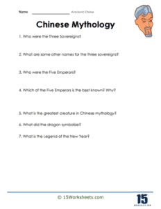 Ancient China Worksheets - 15 Worksheets.com