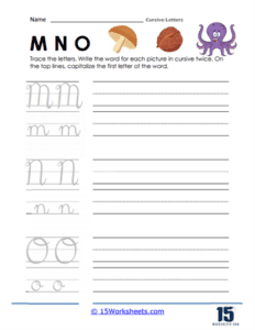 Cursive Letters Worksheets - 15 Worksheets.com