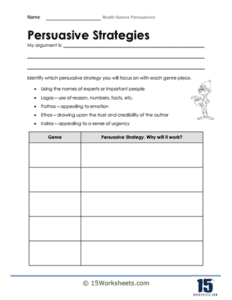 Persuasive Writing Worksheets | Heighten Impact - 15 Worksheets.com