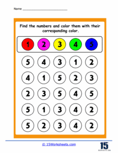 Color Words Worksheets | Early & Advanced Practice - 15 Worksheets.com