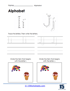 Alphabet Worksheets - 15 Worksheets.com