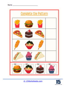 Complete the Pattern Worksheets | Recognize & Extend - 15 Worksheets.com