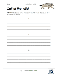 Call of the Wild Worksheets - 15 Worksheets.com