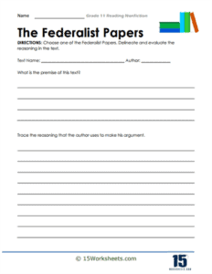 Reading Nonfiction Comprehension Grade 11 Worksheets