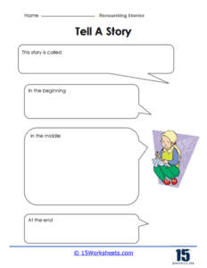 Recounting Stories Worksheets - 15 Worksheets.com