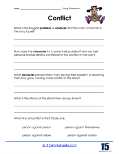 Elements of a Story Worksheets | Narrative Skills - 15 Worksheets.com