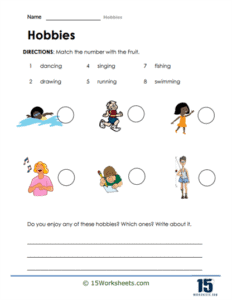 Hobbies Worksheets | Personal Pastimes - 15 Worksheets.com