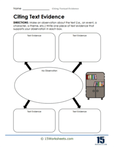 Citing Textual Evidence Worksheets - 15 Worksheets.com