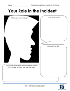 Autobiographical Writing Worksheets | Self-Discovery - 15 Worksheets.com