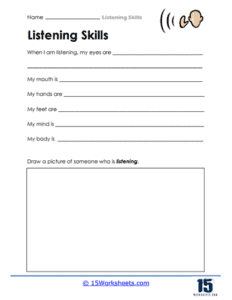 Listening Skills Worksheets - 15 Worksheets.com