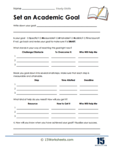 Study Skills Worksheets | Effective Routines For Success - 15 ...