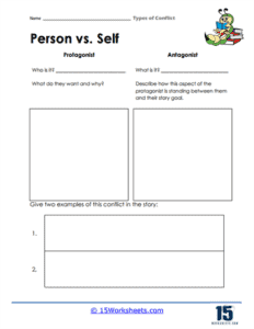 Types of Conflict Worksheets | Drama Drivers - 15 Worksheets.com