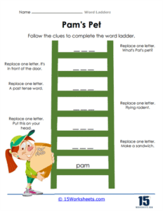 Word Ladders Worksheets | Vocabulary and Spelling - 15 Worksheets.com