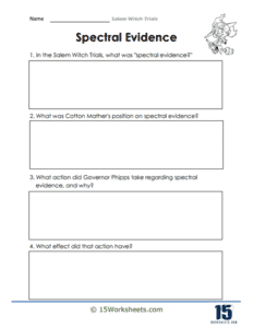 Salem Witch Trials Worksheets - 15 Worksheets.com
