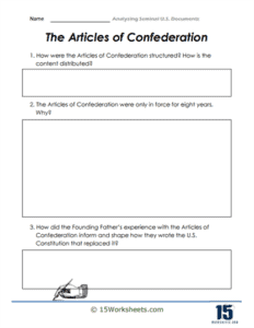 Seminal U.S. Documents Worksheets - 15 Worksheets.com