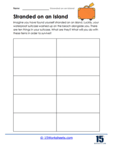 Stranded on an Island Worksheets - 15 Worksheets.com