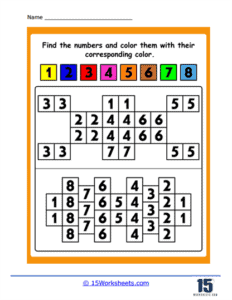 Color Words Worksheets | Early & Advanced Practice - 15 Worksheets.com