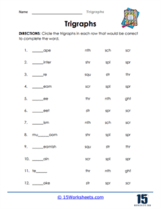 Phonics Worksheets - 15 Worksheets.com