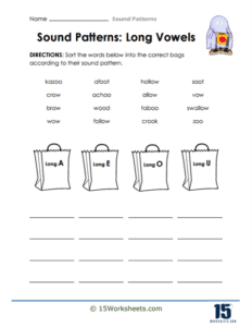 Sound Patterns Worksheets - 15 Worksheets.com