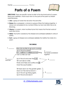 Poetry Worksheets | Reading and Understanding - 15 Worksheets.com