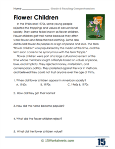 Grade 6 Reading Comprehension Worksheets - 15 Worksheets.com