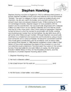 Reading Passages Worksheets | Story & Narrative Practice - 15 ...