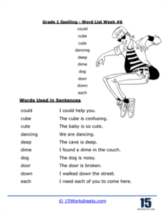 1st Grade Spelling Words Worksheets - 15 Worksheets.com