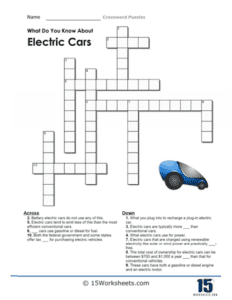 Crossword Puzzles Worksheets - 15 Worksheets.com