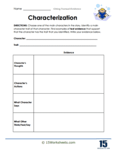 Citing Textual Evidence Worksheets - 15 Worksheets.com