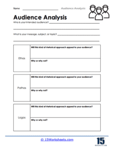Audience Analysis Worksheets - 15 Worksheets.com