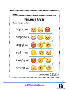 Feelings Worksheets - 15 Worksheets.com