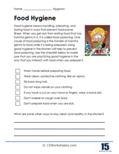 Personal Hygiene Worksheets | Life Skills - 15 Worksheets.com