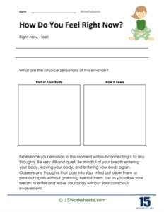 Mindfulness Worksheets | Thoughtful PDFs - 15 Worksheets.com