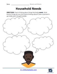 Needs and Wants Worksheets | Real Life Skills - 15 Worksheets.com