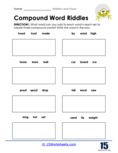 Riddles and Clues Worksheets | Solving a Riddle - 15 Worksheets.com