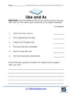 Contested Words Worksheets | Decode Language - 15 Worksheets.com