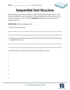 Text Structure Worksheets - 15 Worksheets.com