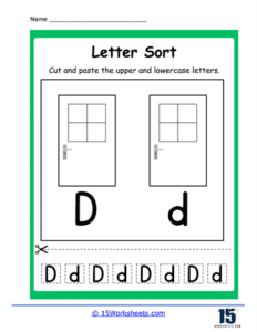 Letter D Worksheets | A-Z Discovery Pack - 15 Worksheets.com