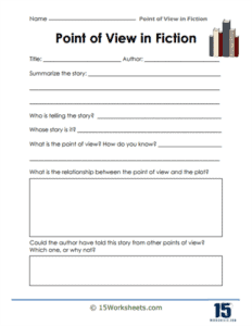 Point of View Worksheets | Reading Skills - 15 Worksheets.com