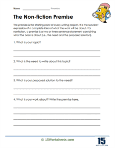 Premise Worksheets - 15 Worksheets.com