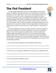 Grade 4 Reading Comprehension Worksheets - 15 Worksheets.com