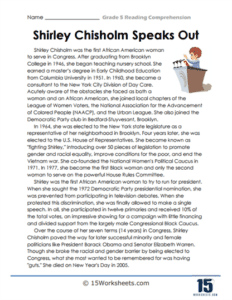 Grade 5 Reading Comprehension Worksheets - 15 Worksheets.com