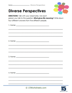 Diverse Perspectives Worksheets - 15 Worksheets.com