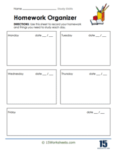 Study Skills Worksheets | Effective Routines For Success - 15 ...
