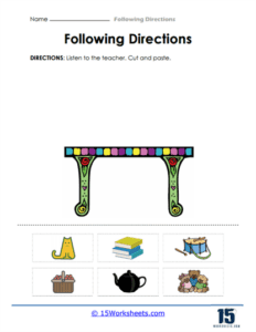 Following Directions Worksheets | Attention To Detail - 15 Worksheets.com