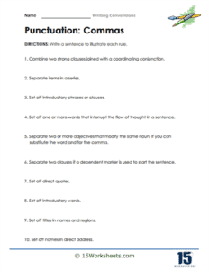 Writing Conventions Worksheets - 15 Worksheets.com