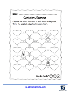 Comparing Decimals Worksheets - 15 Worksheets.com