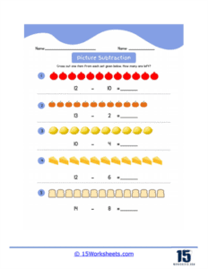 Subtraction Worksheets - 15 Worksheets.com